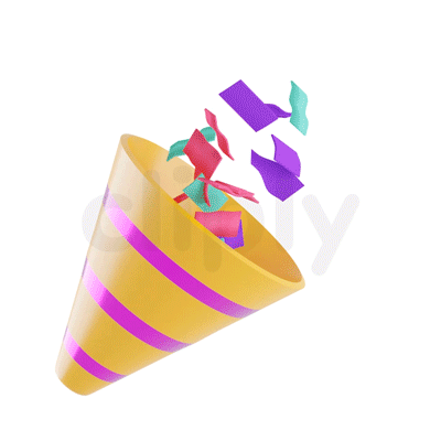 Party Popper Royalty Free GIF Animated Sticker Free PNG Party Popper Royalty Free GIF Animated Sticker Free PNG