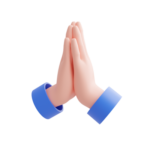 🙏 Folded Hands 3D - Royalty-Free GIF - Animated Sticker - Free PNG ...